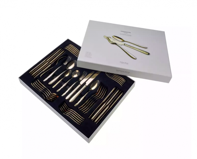 Paper Cardboard Dinnerware Packaging Boxes Recyclable Cutlery Gift Box