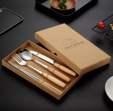 OEM ODM Dinnerware Packaging Boxes Knife Fork And Spoon Box